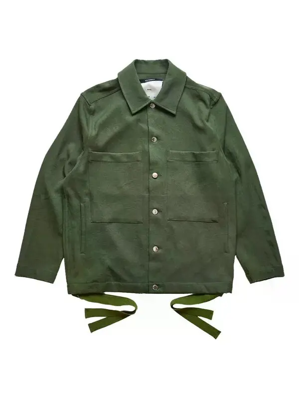 SONG FOR THE MUTE Patch-pocket Tie-fastening Jacket