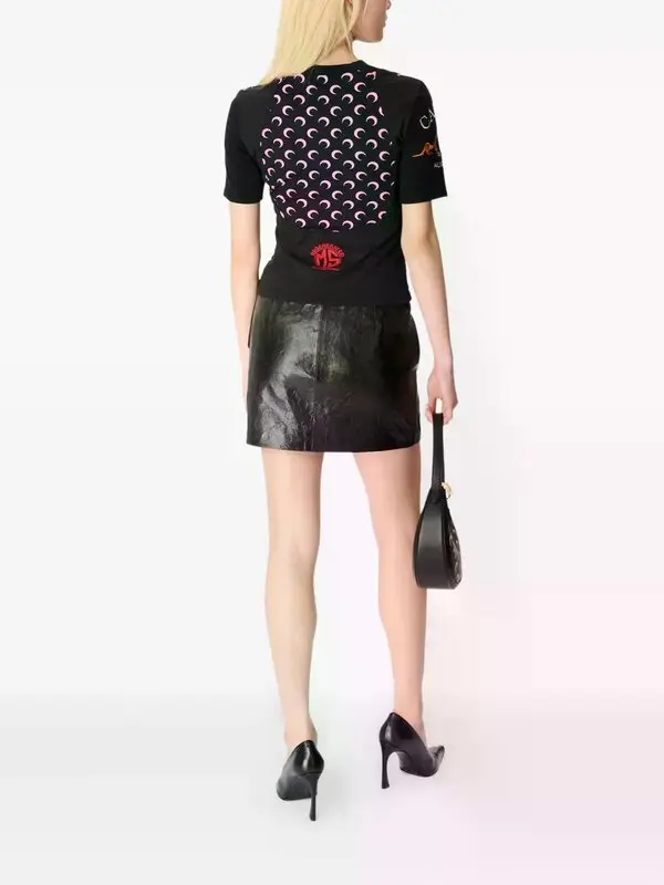 MARINE SERRE Logo-print Elephant Graphic T-shirt