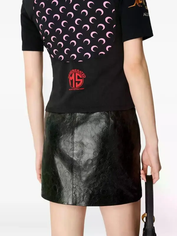 MARINE SERRE Logo-print Elephant Graphic T-shirt