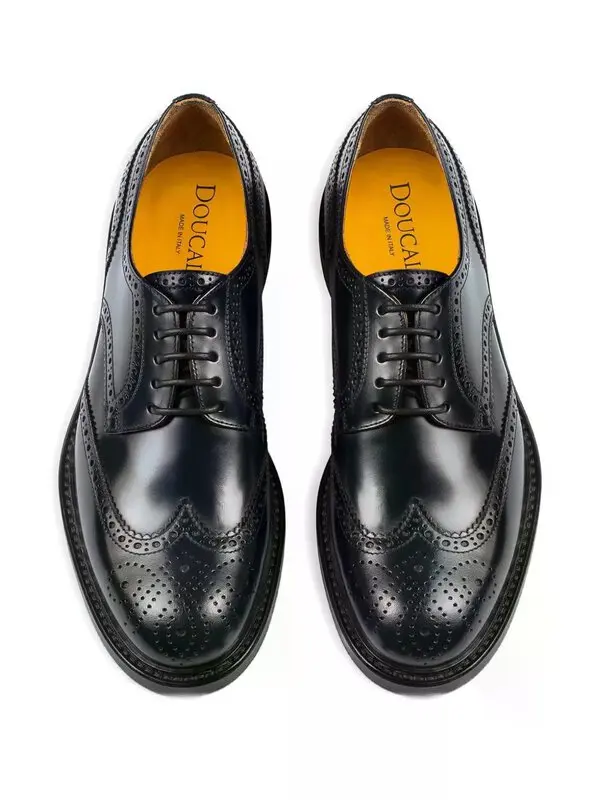 DOUCAL'S Leather Brogues - Black