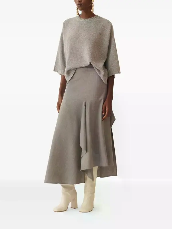 Fabiana Filippi Round-neck Short-sleeve Cashmere Sweater
