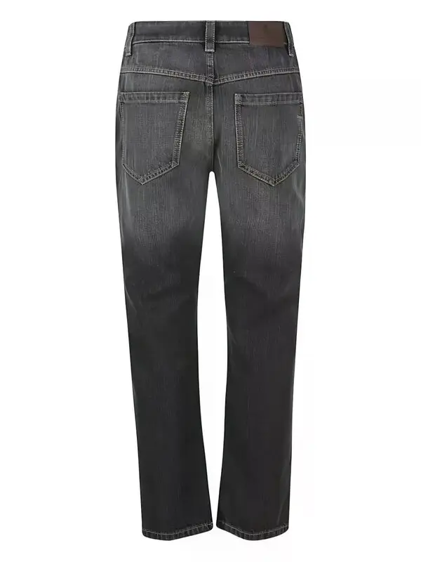 Brunello Cucinelli Five-pocket Straight Jeans - Grey