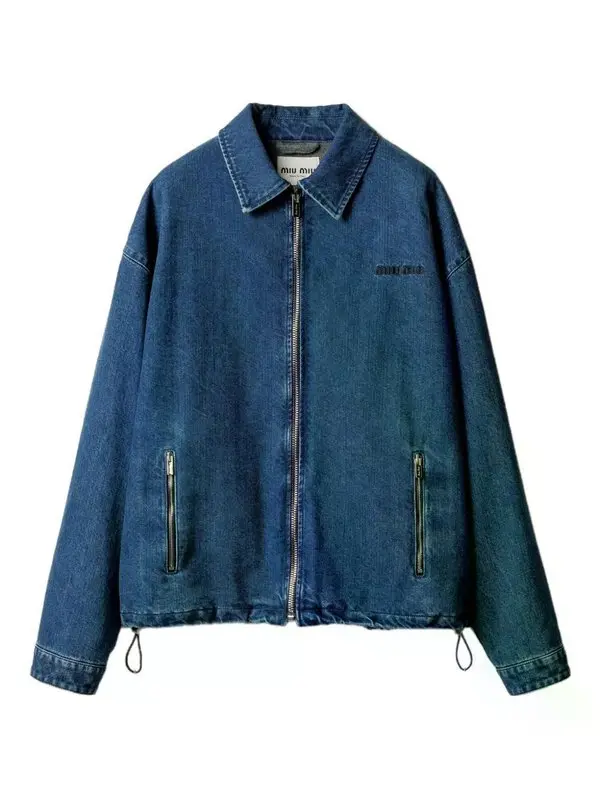 Miu Miu Cashmere Denim Jacket