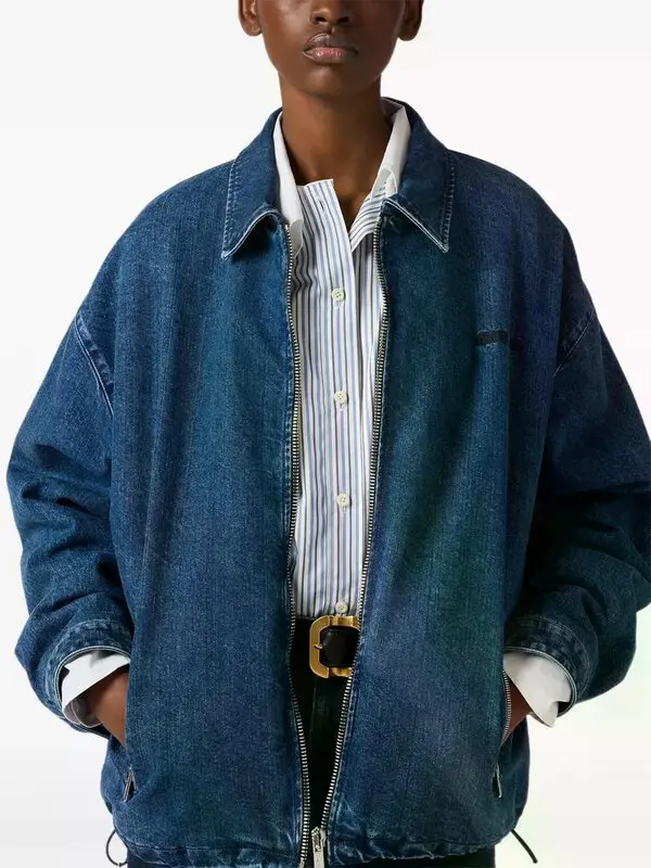 Miu Miu Cashmere Denim Jacket