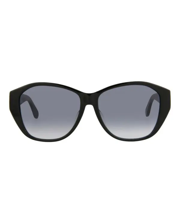 Saint Laurent Round-frame Acetate Sunglasses - Black Black Grey (slm8fn/30013807/001)
