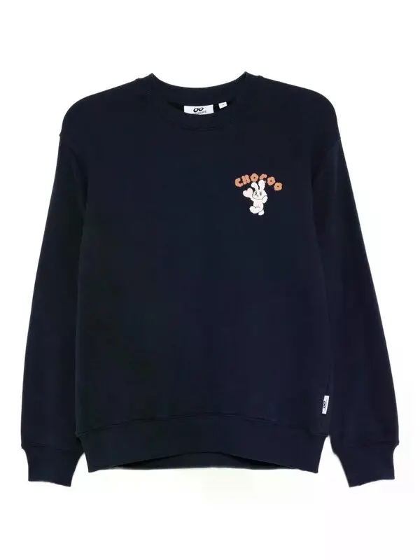 CHOCOOLATE Logo-embroidered Sweatshirt - Blue