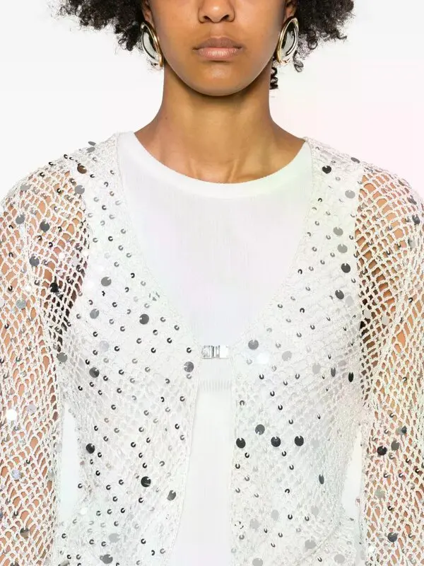 Paris Georgia Vera Sequin-embellished Top