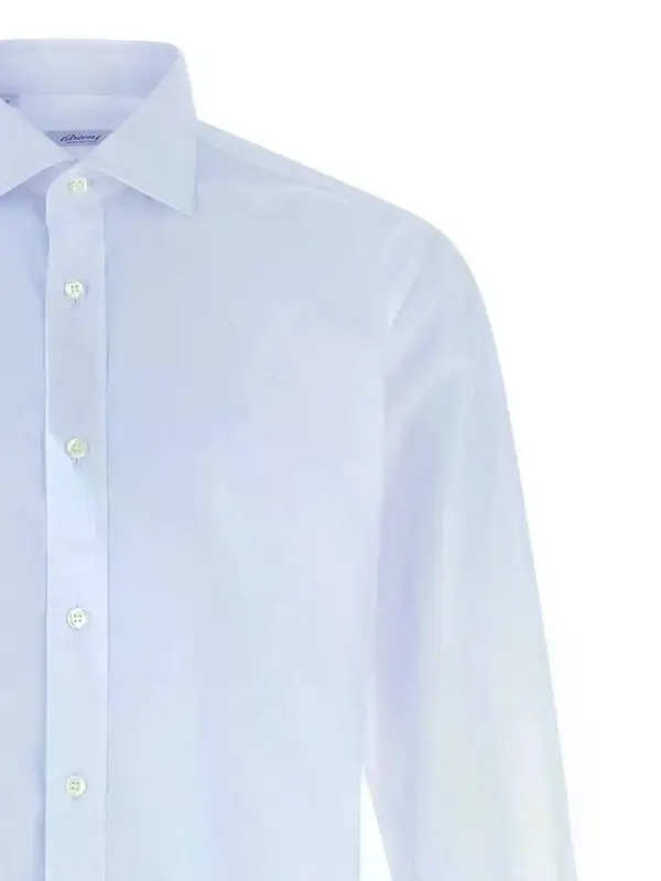 Brioni Trevi Mark Long-sleeved Shirt - Blue