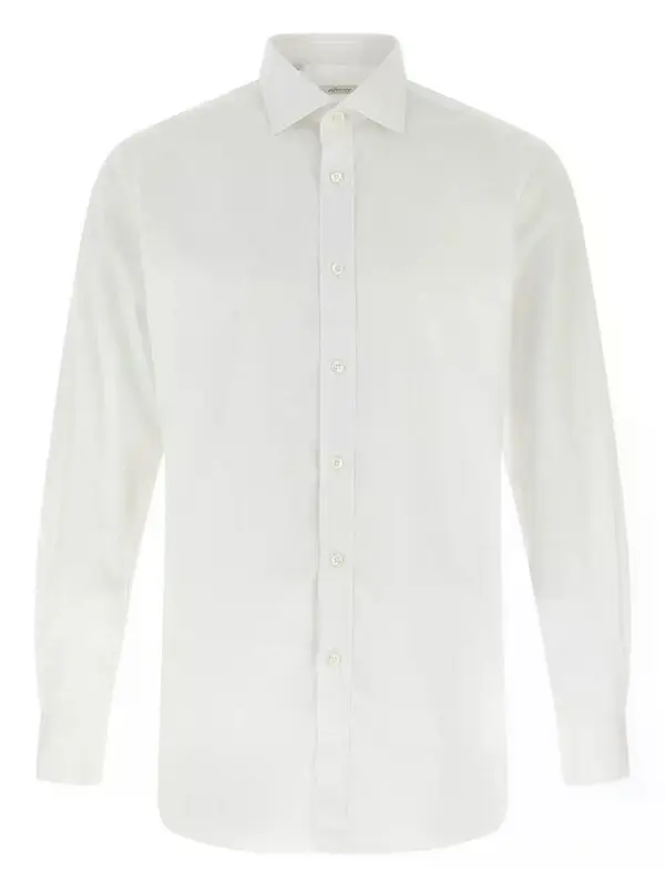 Brioni Trevi Mark Long-sleeved Shirt - White