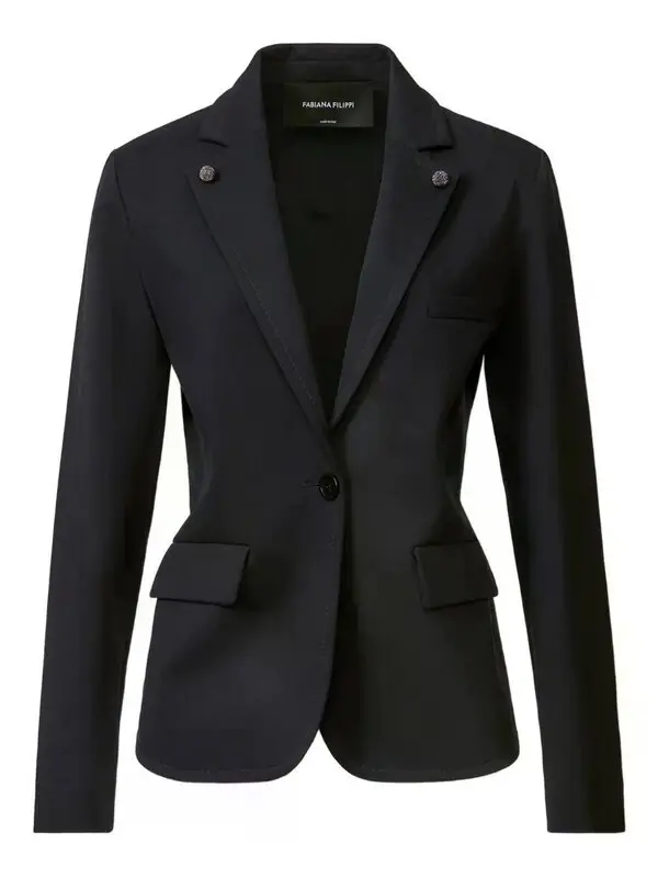 Fabiana Filippi Single-breasted Blazer With Button Details