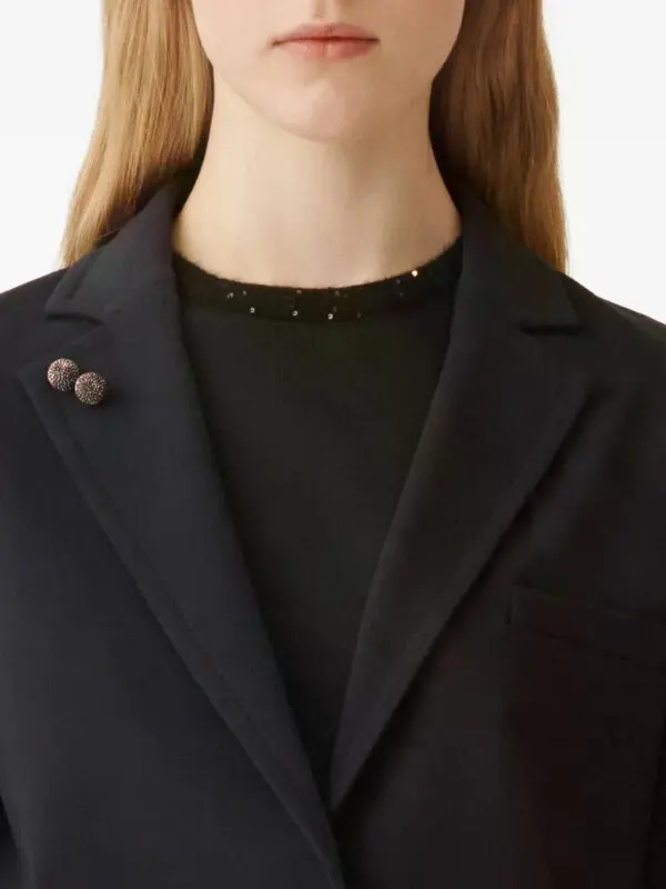 Fabiana Filippi Single-breasted Blazer With Button Details