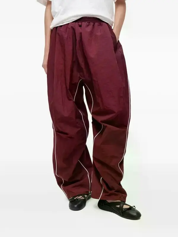 PUSHBUTTON Pleated Track Pants