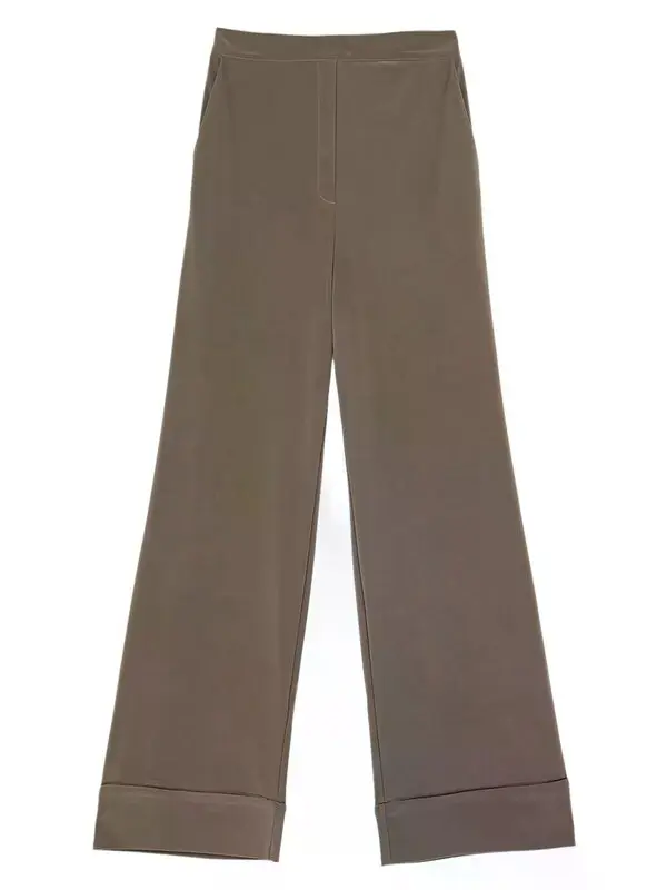 Malìparmi Contrast-stitching Trousers - Brown