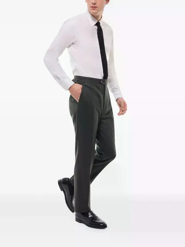 FURSAC Buckle-fastening Wool Trousers