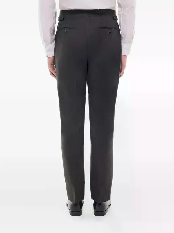 FURSAC Buckle-fastening Wool Trousers