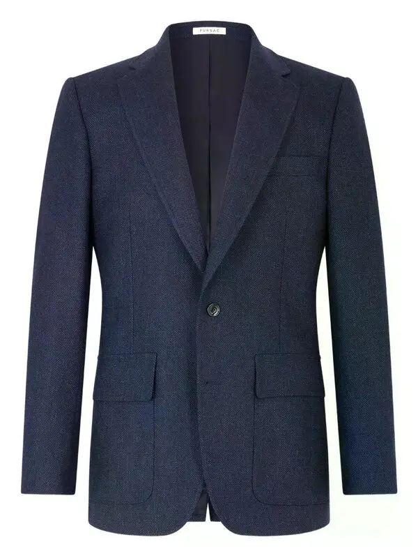 FURSAC Patch-pocketed Wool-blend Blazer