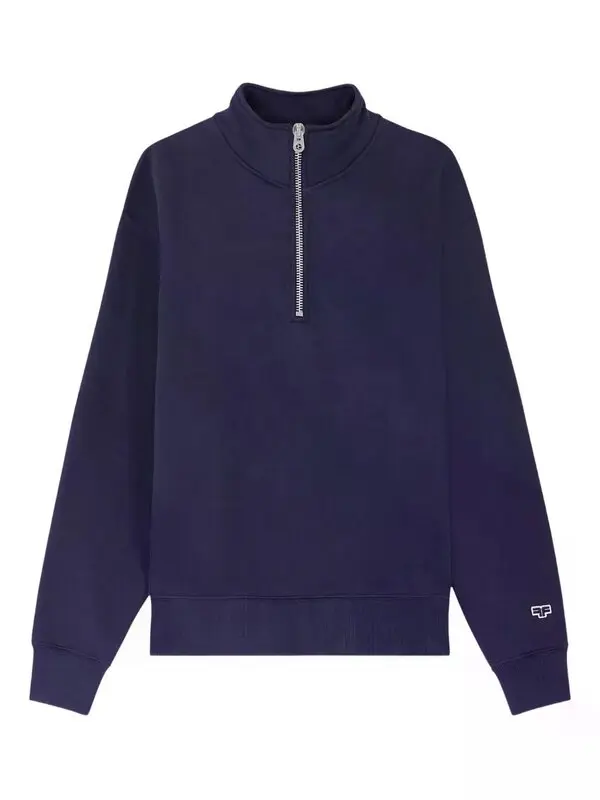 FURSAC Embroidered Half-zip Sweatshirt
