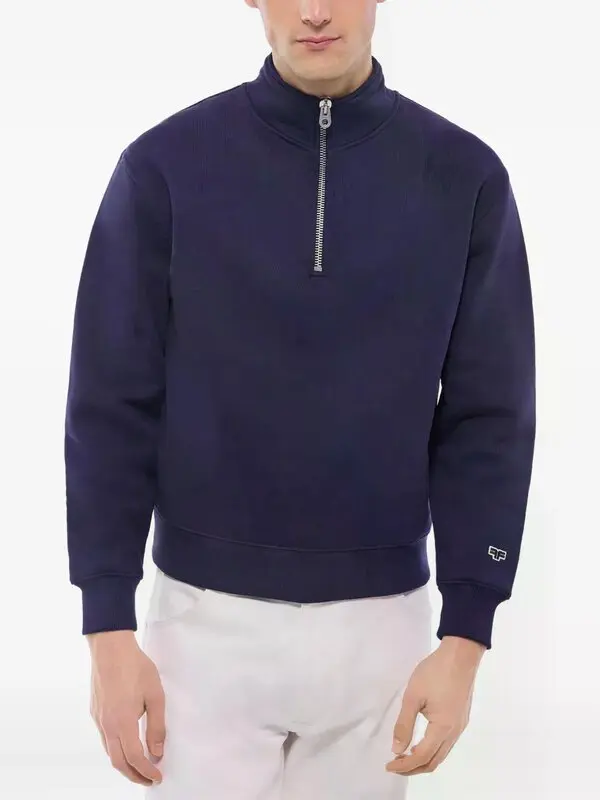FURSAC Embroidered Half-zip Sweatshirt