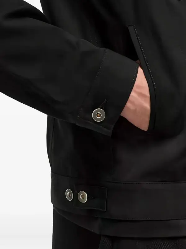 BLACK COMME DES GARÇONS Button-fastening Collared Jacket