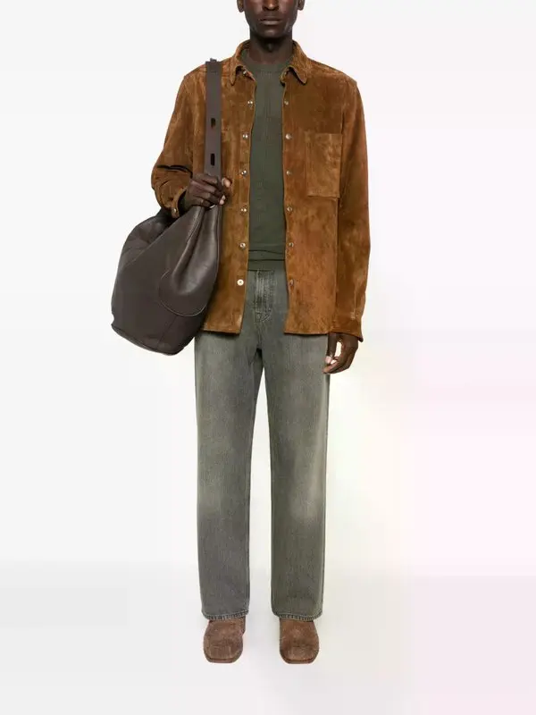 Rick Owens Suede Shirt Jacket