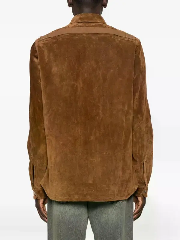 Rick Owens Suede Shirt Jacket