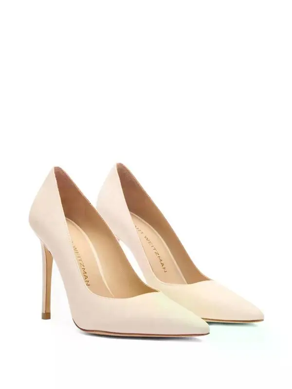 STUART WEITZMAN Power Pointed-toe Pumps - Neutrals