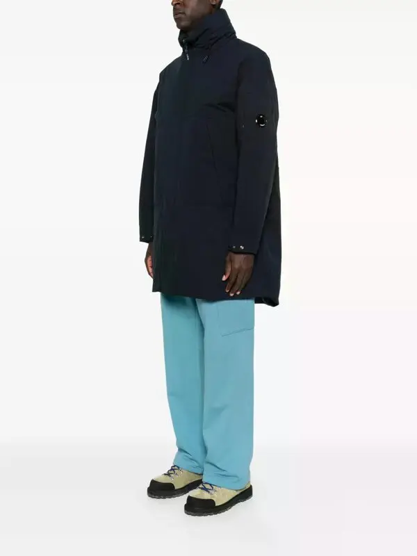 C.P. COMPANY Pleated Panel Jacket - Blue