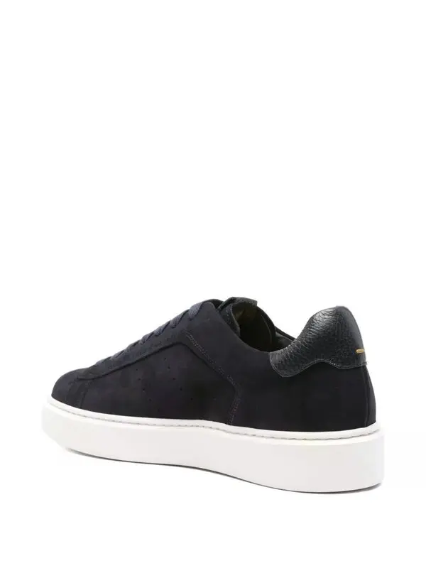 DOUCAL'S Clay Suede Lace-up Sneakers - Blue