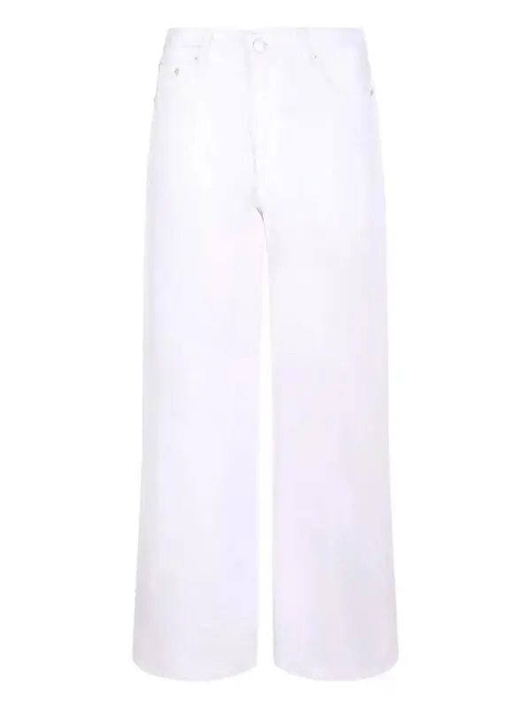 HAIKURE Buttoned Wide-leg Jeans