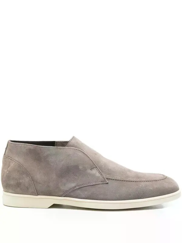 DOUCAL'S Suede Slip-on Boots - Grey