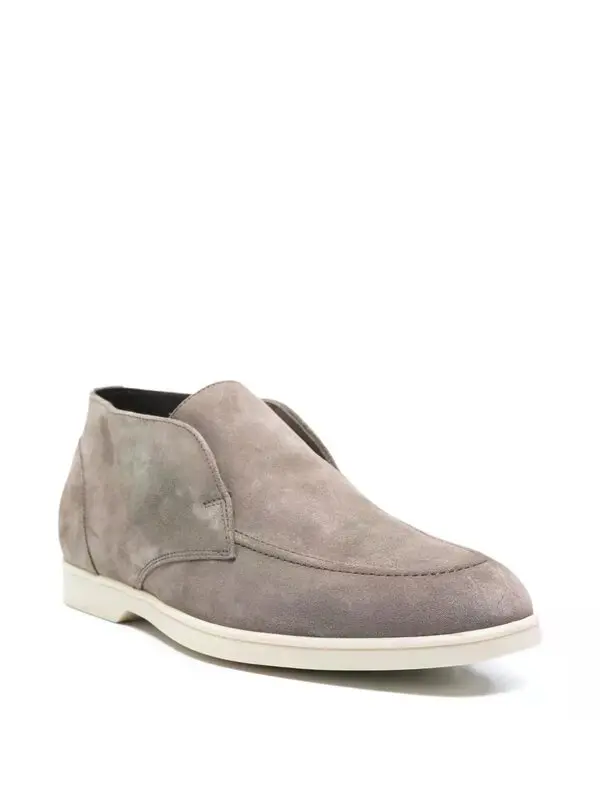 DOUCAL'S Suede Slip-on Boots - Grey
