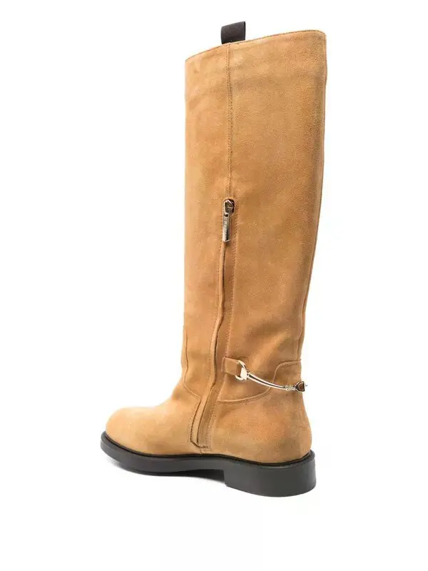DOUCAL'S Suede Buckle-detail Boots