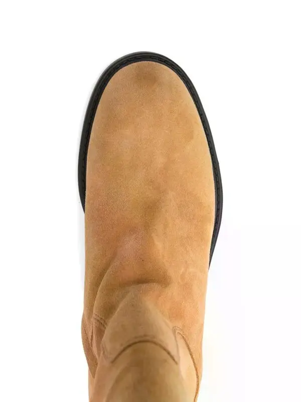 DOUCAL'S Suede Buckle-detail Boots