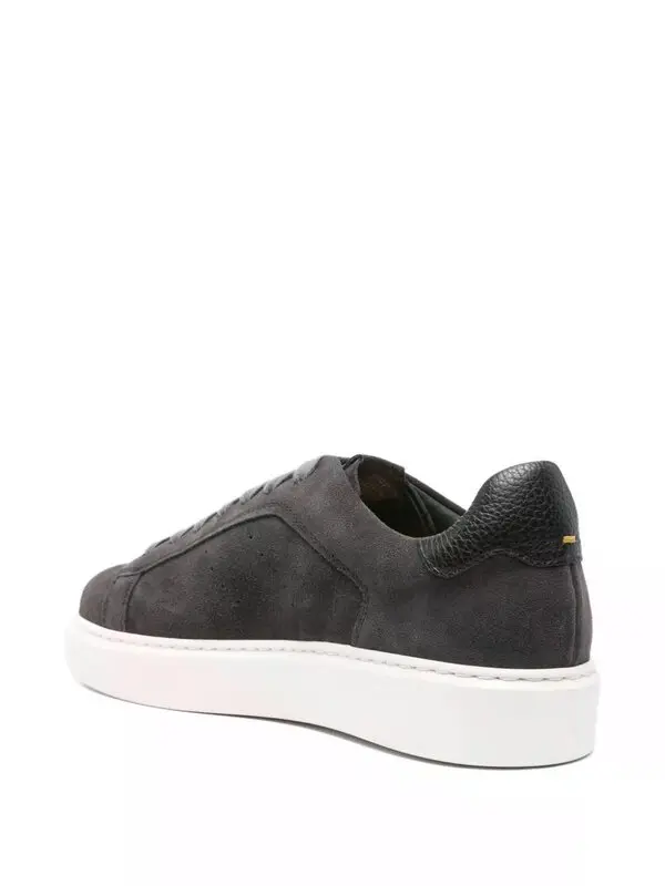 DOUCAL'S Clay Leather Sneakers - Grey