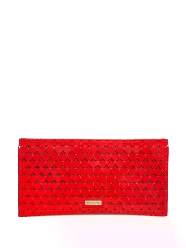 AQUAZZURA Amourose Heart-pattern Clutch Bag