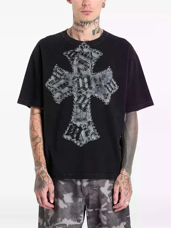 MISBHV Cross-print T-shirt