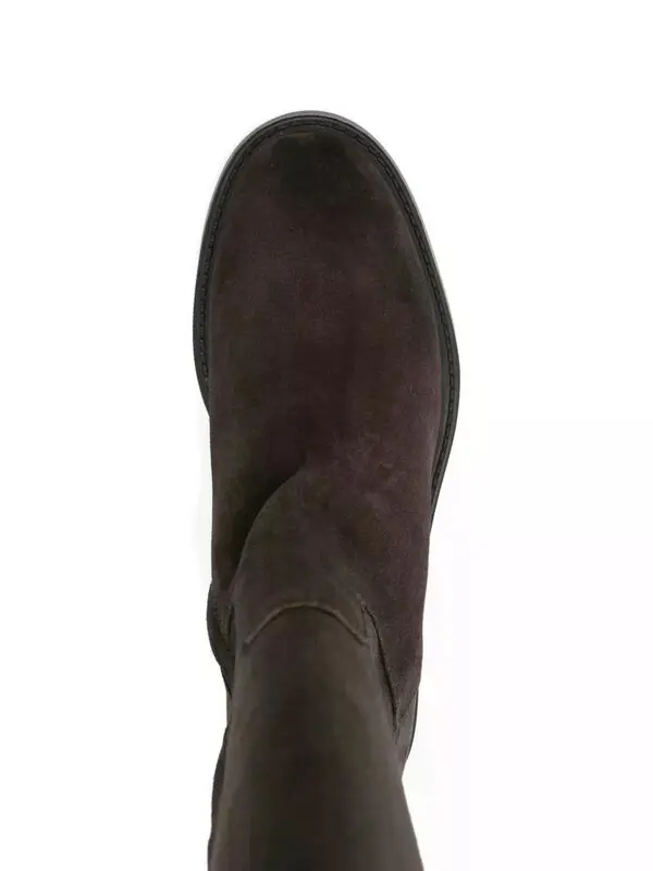 DOUCAL'S Suede Boots With Buckle Detail