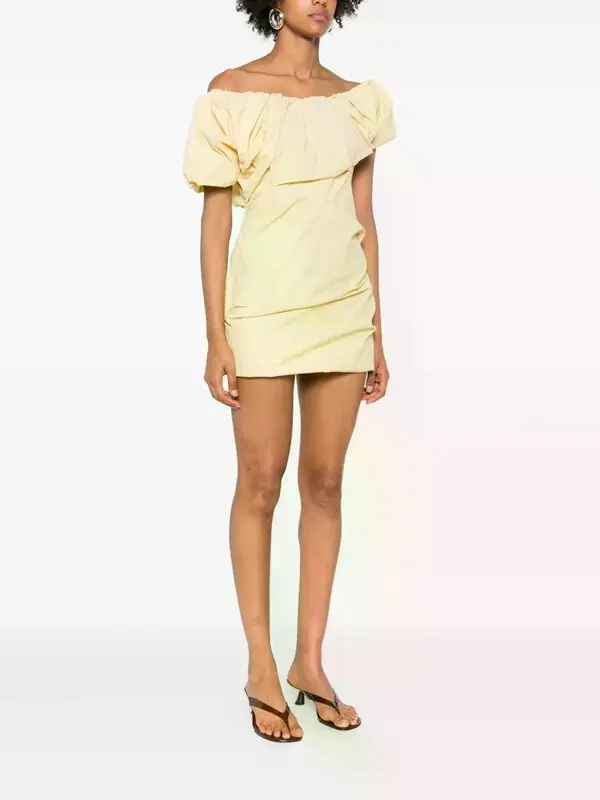 Paris Georgia Rio Puff-sleeve Mini Dress