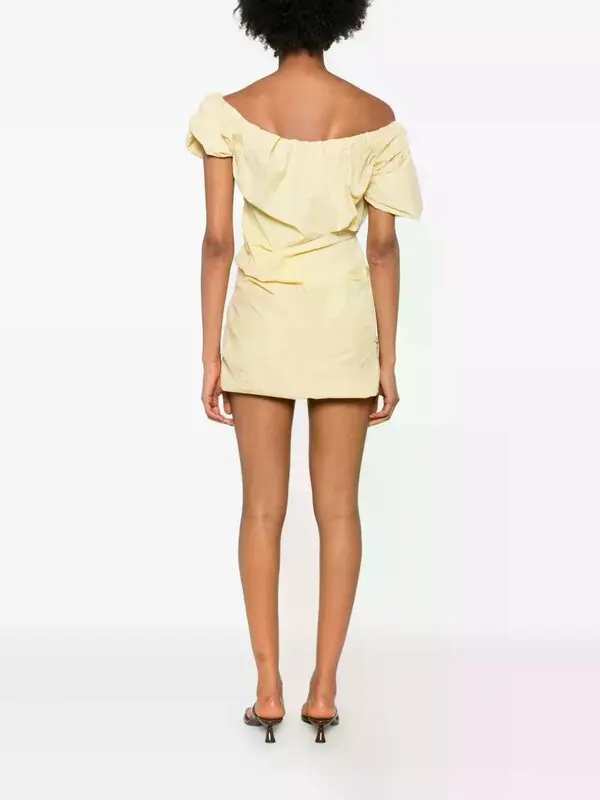 Paris Georgia Rio Puff-sleeve Mini Dress