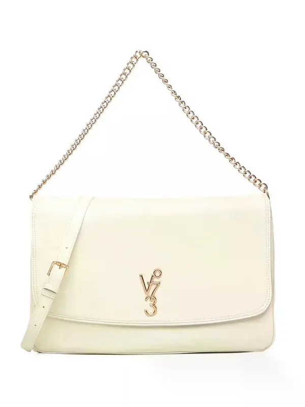 V°73 Louise Logo-plaque Shoulder Bag - Neutrals