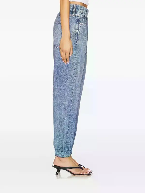 Rag & Bone Elastic-cuff Acid-wash Jeans