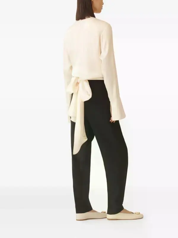 Fabiana Filippi Wrap-tie Silk Blouse