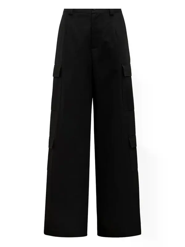 MSGM Cargo Pocket Trousers - Black