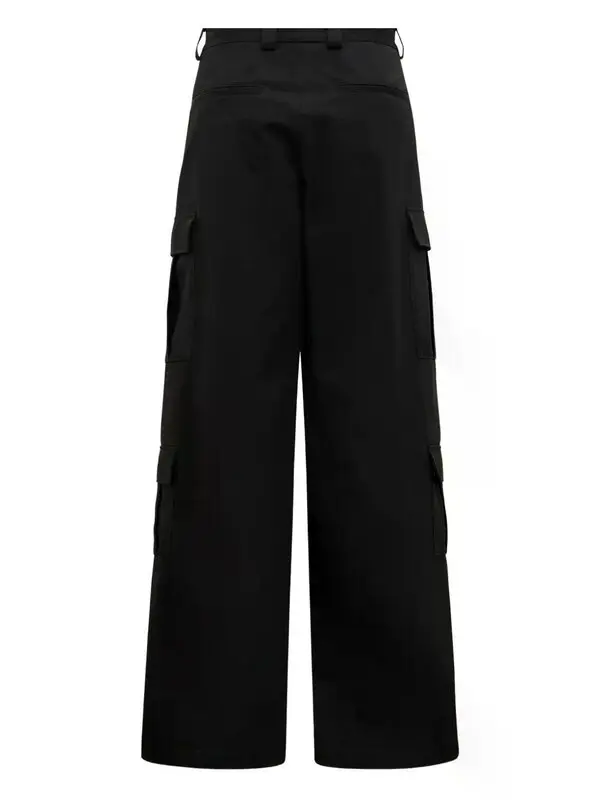 MSGM Cargo Pocket Trousers - Black