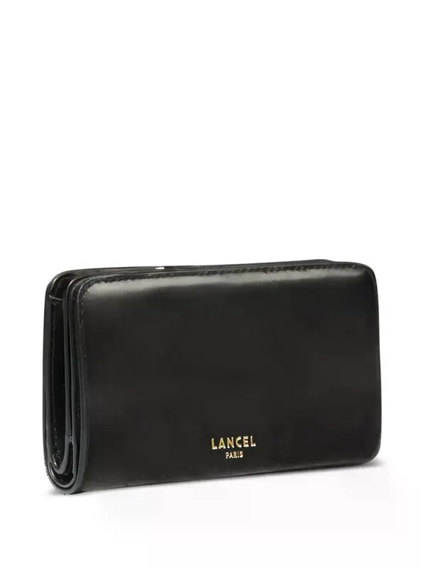 LANCEL Origami Rectangular Zip Compact Wallet