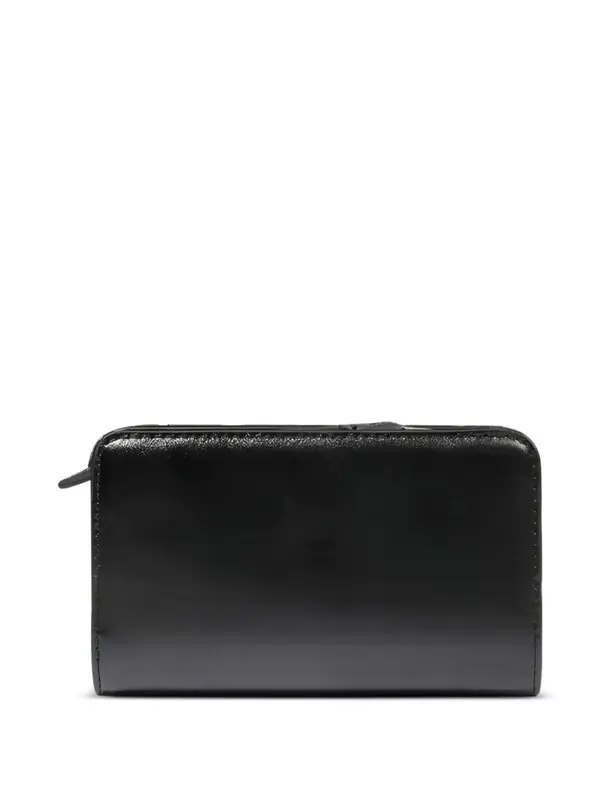 LANCEL Origami Rectangular Zip Compact Wallet