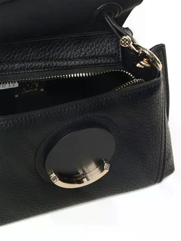 V°73 Logo-plaque Shoulder Bag - Black