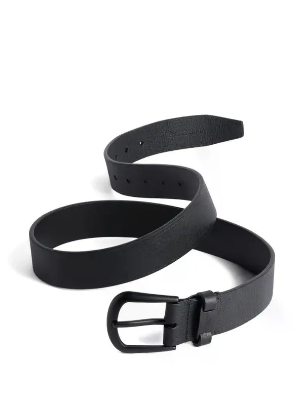 Balenciaga Leather Belt - Black