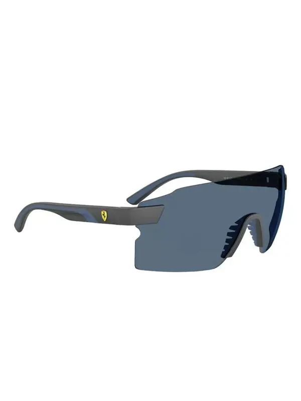 SCUDERIA FERRARI Rimless Shield Sunglasses - Grey