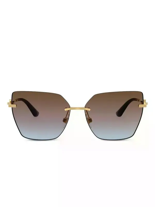 Dolce & Gabbana Geometric Sunglasses - Gold